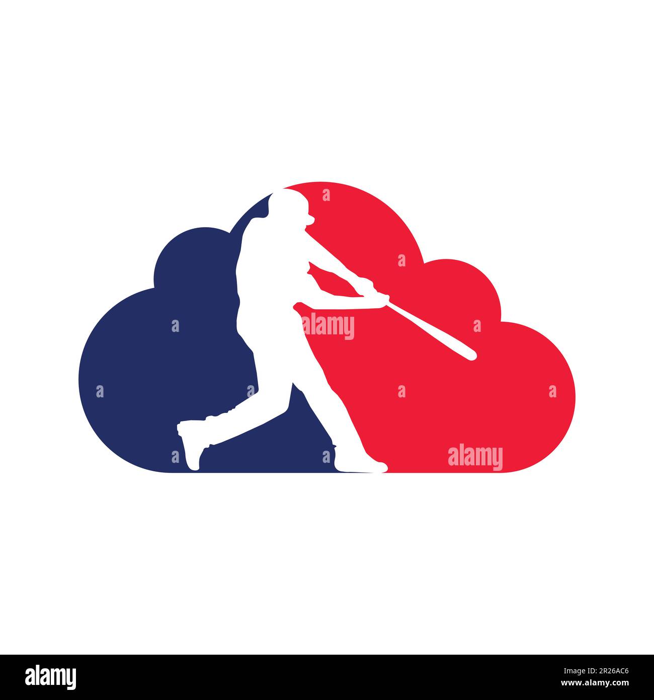 Baseball hitting a ball concept swinging a bat very fast vector ...