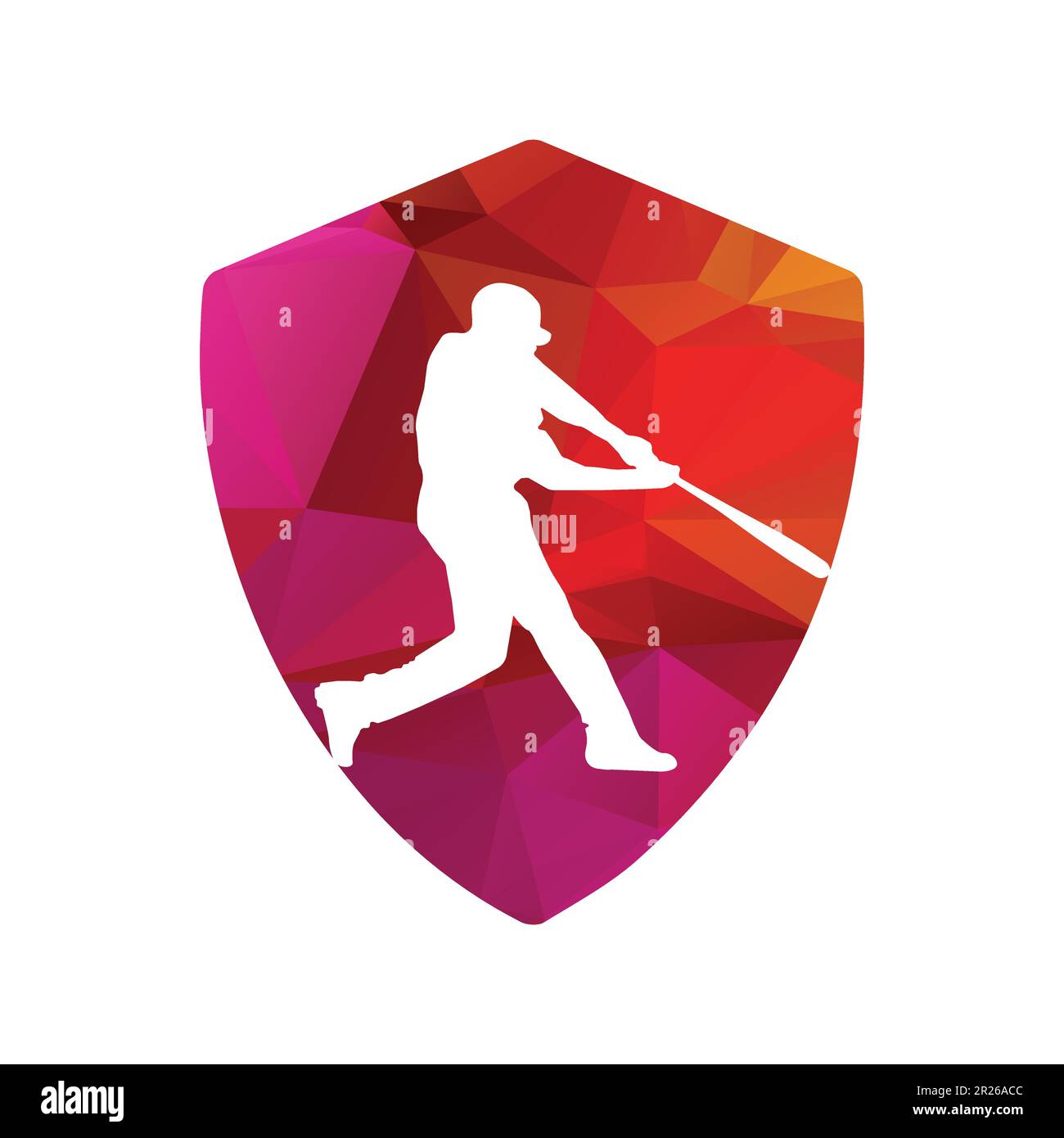 Baseball hitting a ball concept swinging a bat very fast vector ...