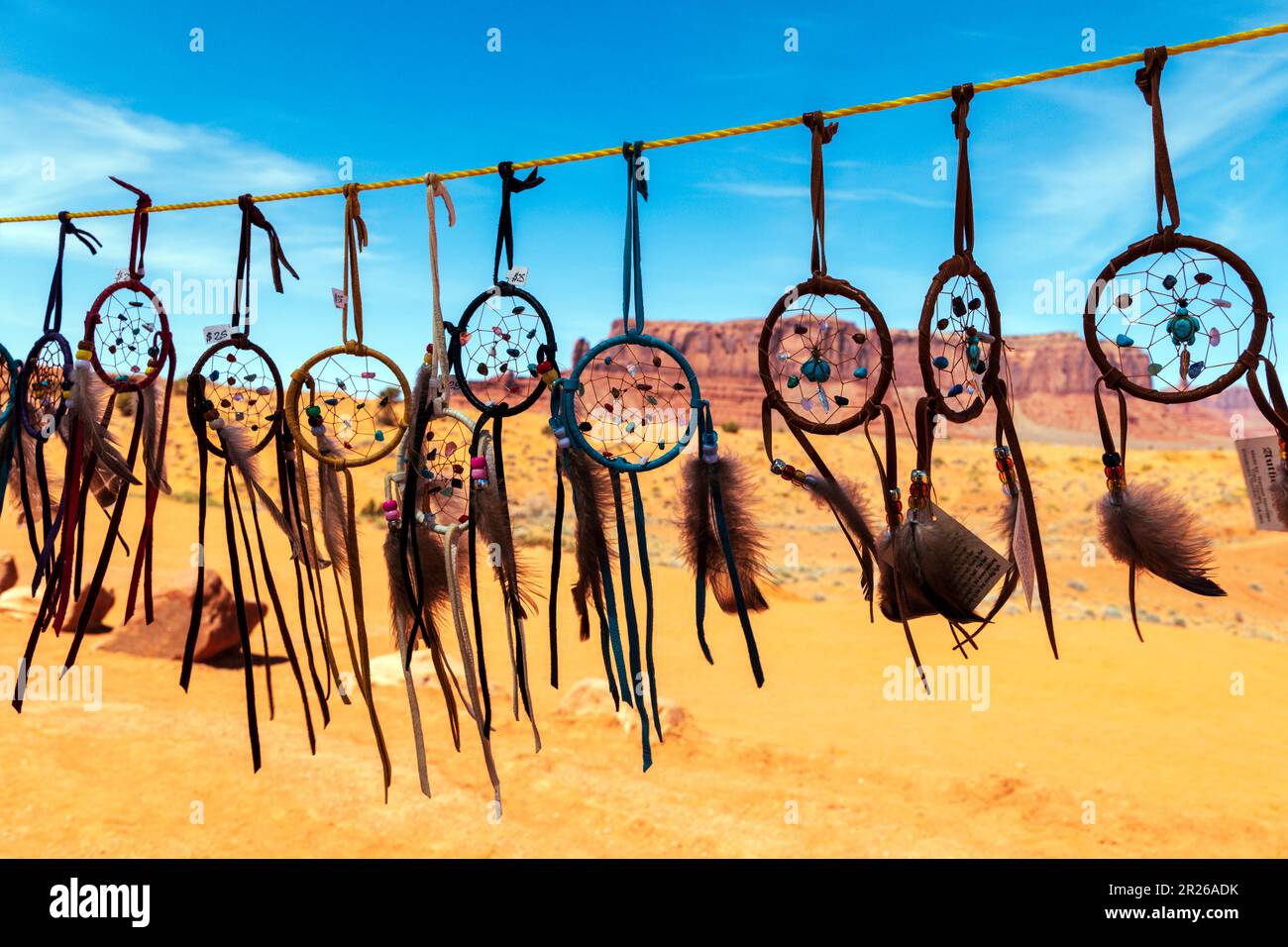 Traditional Navajo hand crafted dream catchers for sale; John Ford's ...