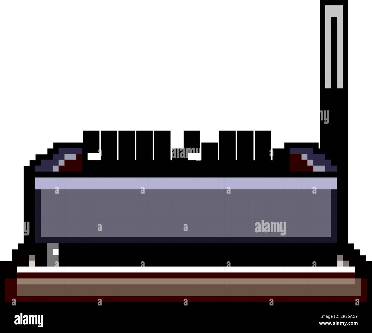 bind binding machine game pixel art vector illustration Stock Vector Image & Art - Alamy