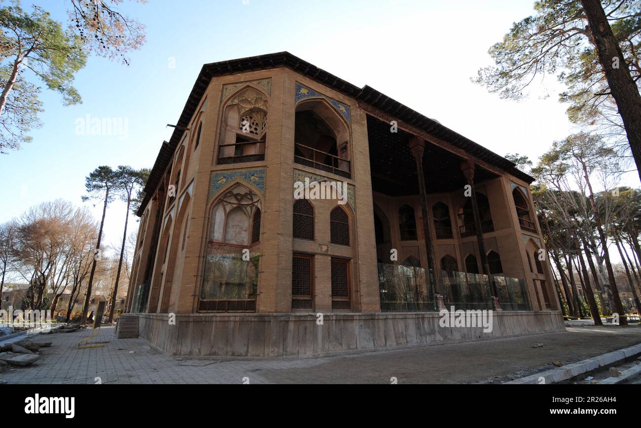 Hasht Behesht Palace in Isfahan, Iran Stock Photo - Alamy