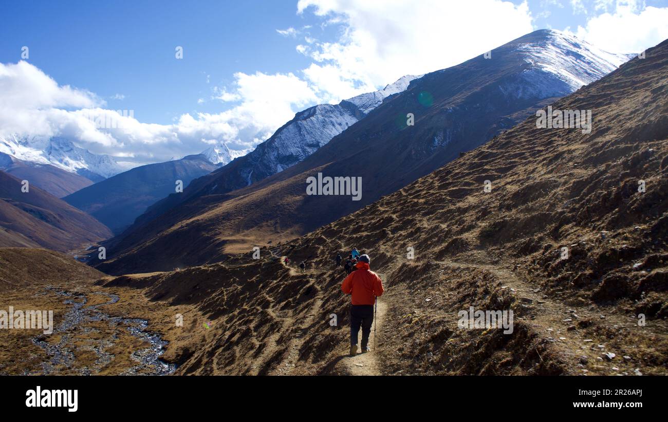 Trekking in bhutan hi-res stock photography and images - Alamy