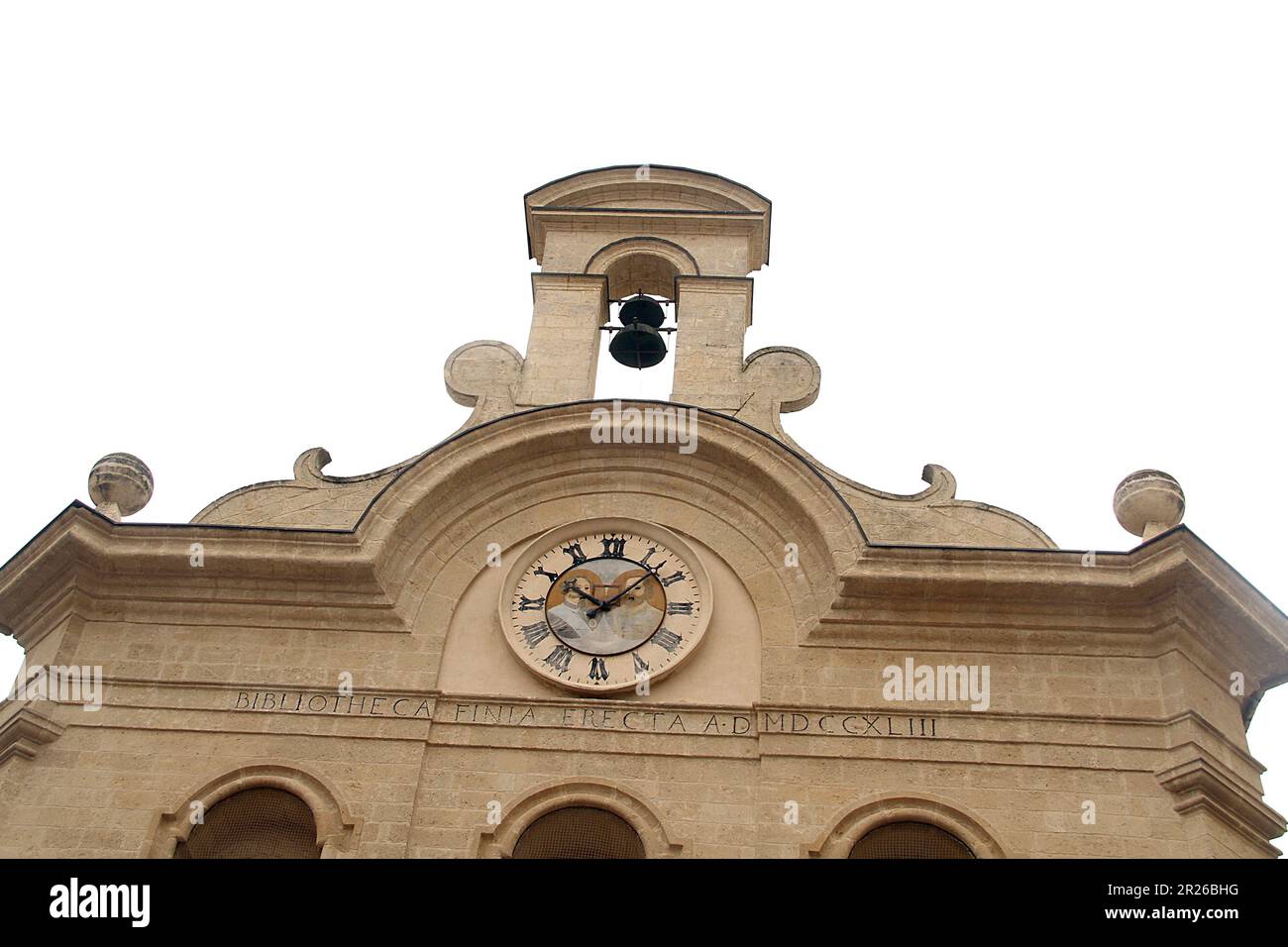 Gravina in Puglia, Italy. Exterior of the Finia Capitular Library. The ...