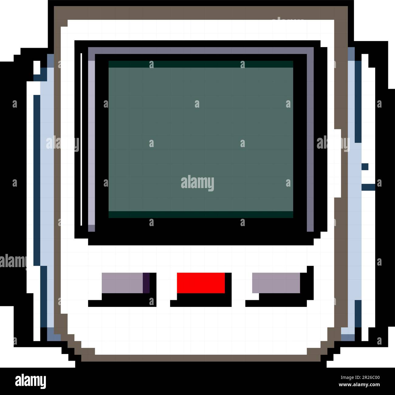 high blood pressure monitor game pixel art vector illustration Stock ...