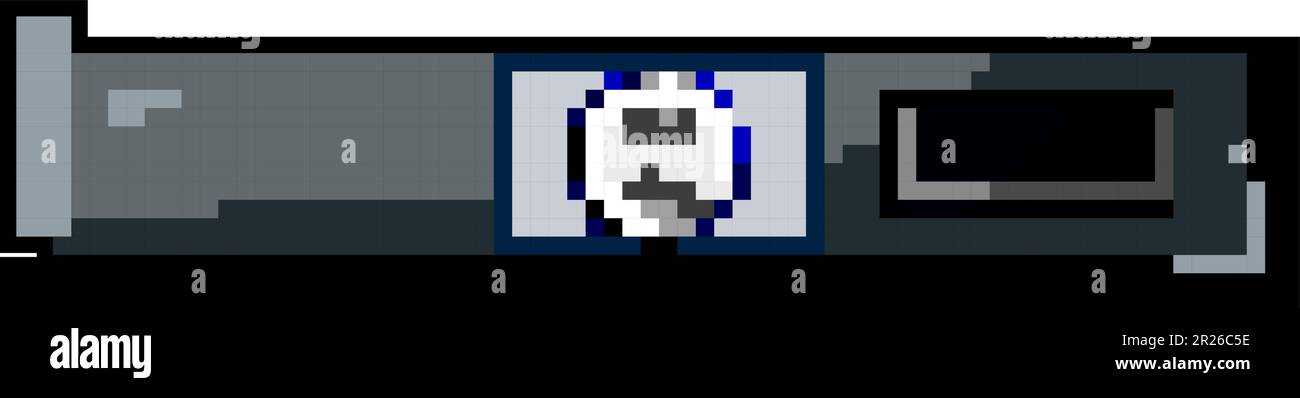 disc blu ray player game pixel art vector illustration Stock Vector ...