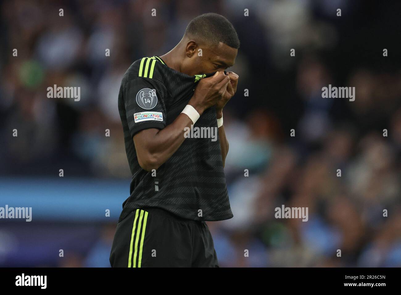 David Alaba #4 of Real Madrid during the UEFA Champions League Semi ...