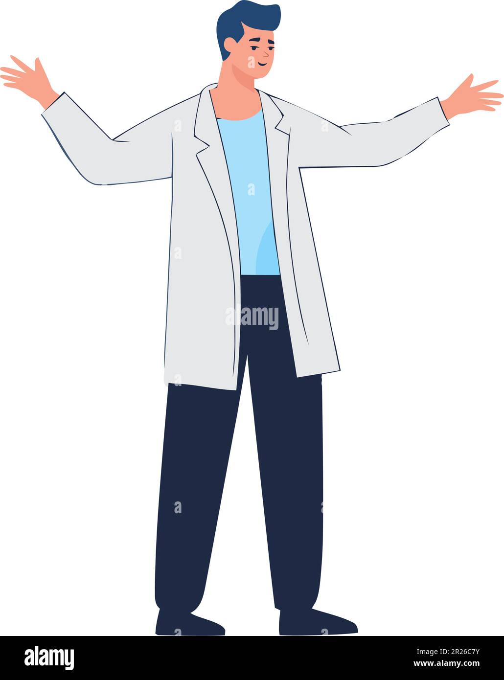 Medical professional in lab coats working Stock Vector Image & Art - Alamy