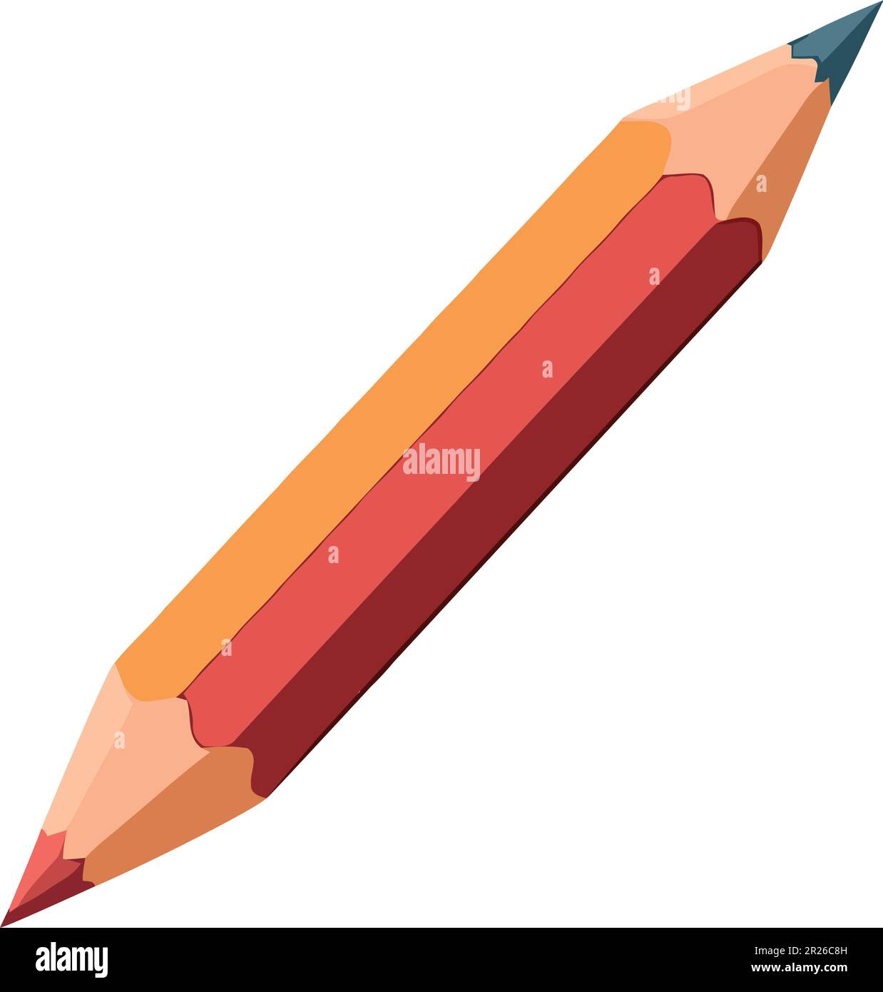 Color pencil inspires creativity in education Stock Vector Image & Art ...