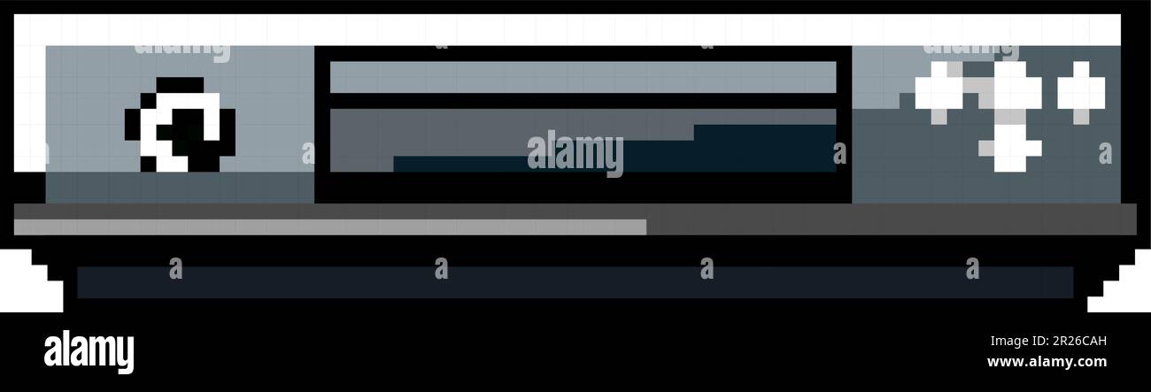 disk blu ray player game pixel art vector illustration Stock Vector ...