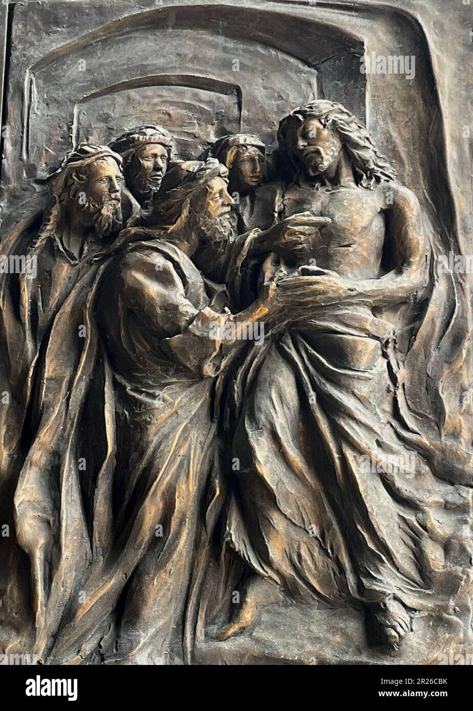 Jesus and doubting thomas hi-res stock photography and images - Alamy