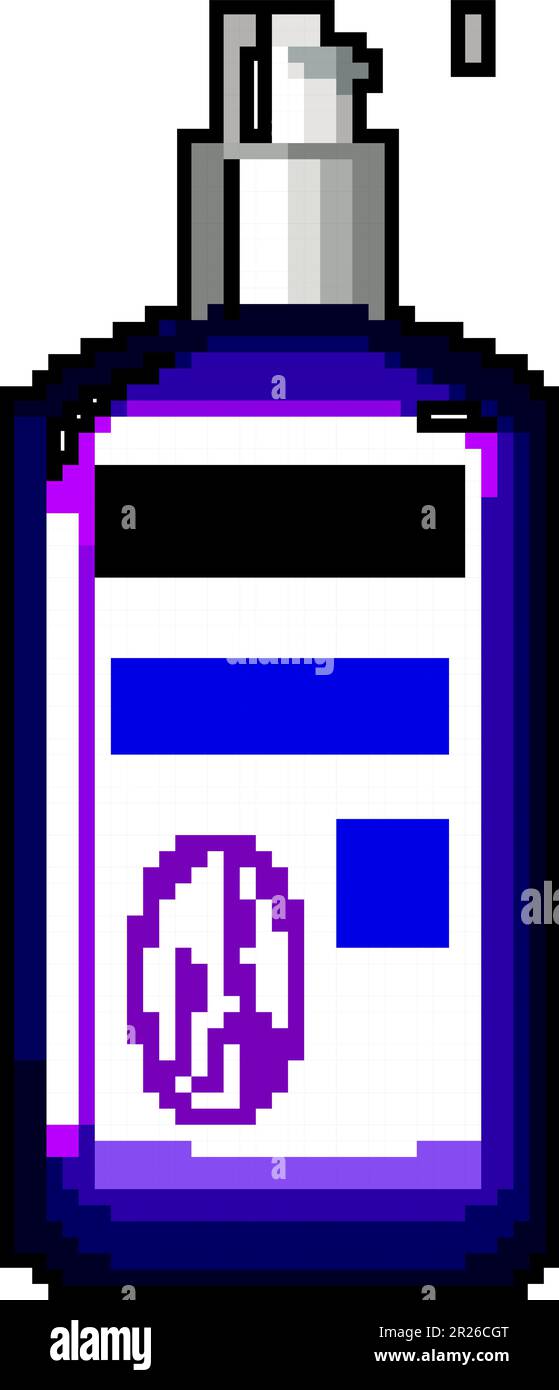 cosmetic body cream game pixel art vector illustration Stock Vector ...