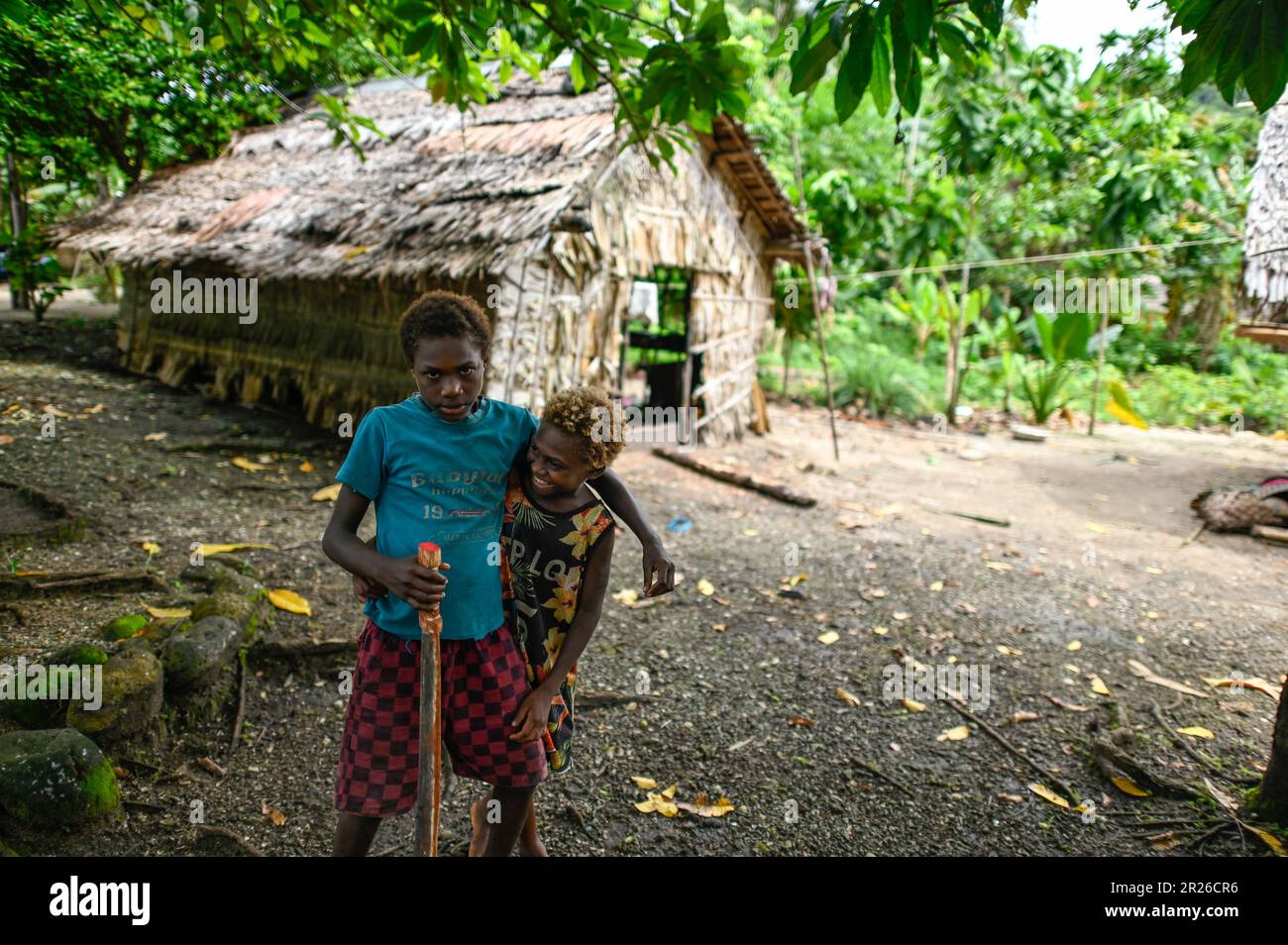 Daily life in the Solomon Islands Stock Photo - Alamy