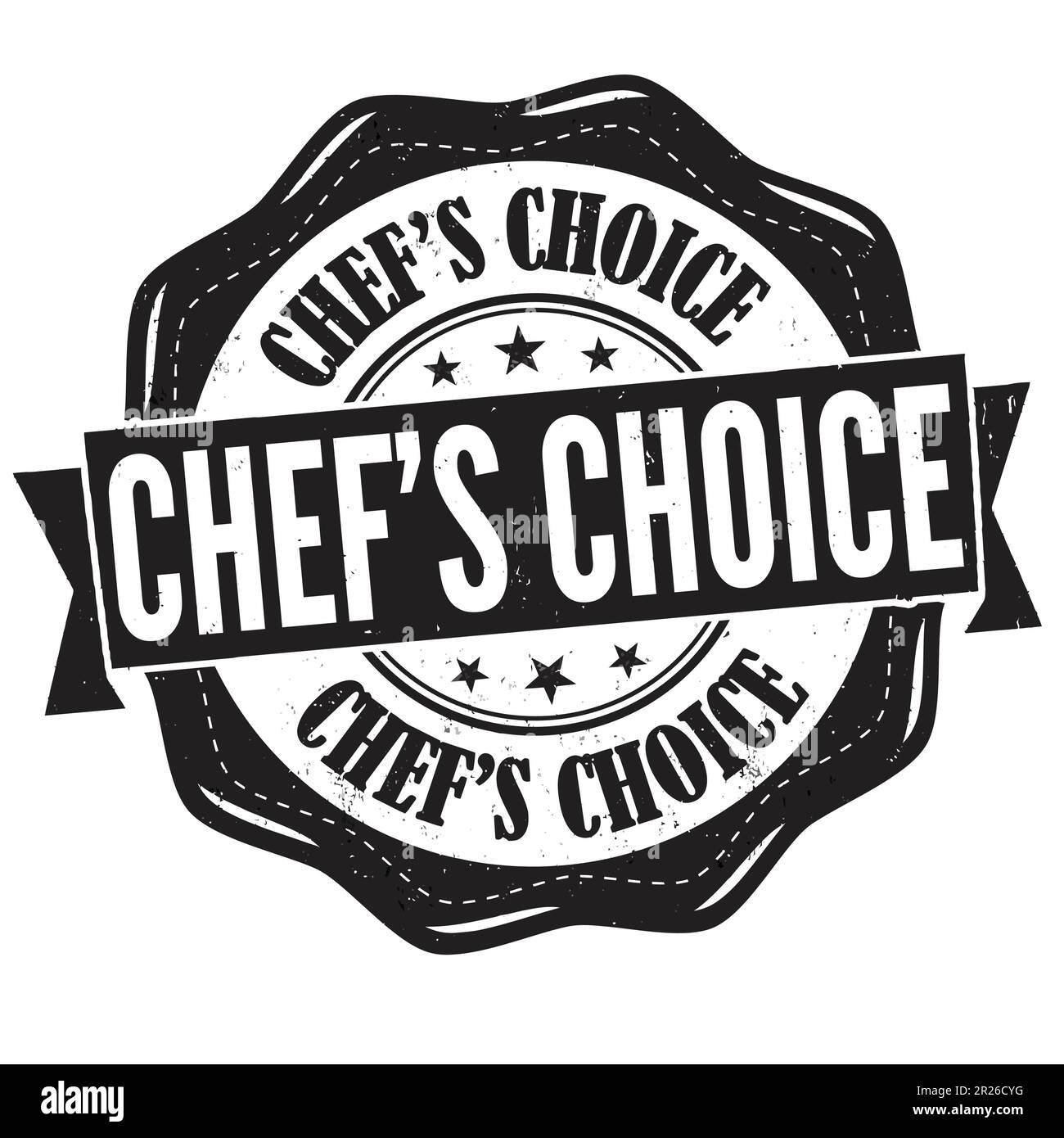 Chef's choice grunge rubber stamp on white background, vector ...