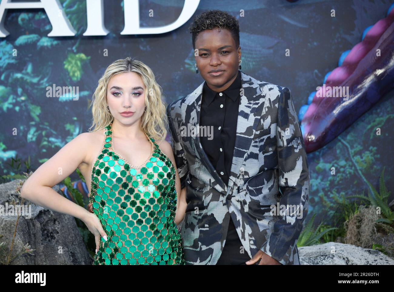 London, UK. Ella Baig and Nicola Adams at The Little Mermaid UK ...