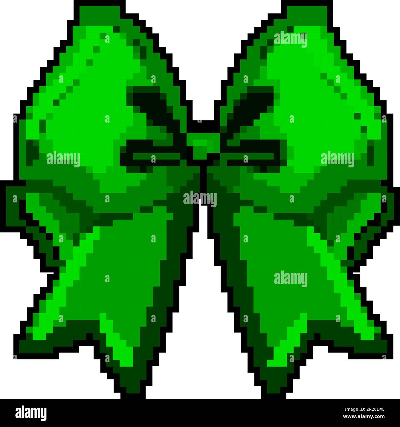 package bow ribbon game pixel art vector illustration Stock Vector ...