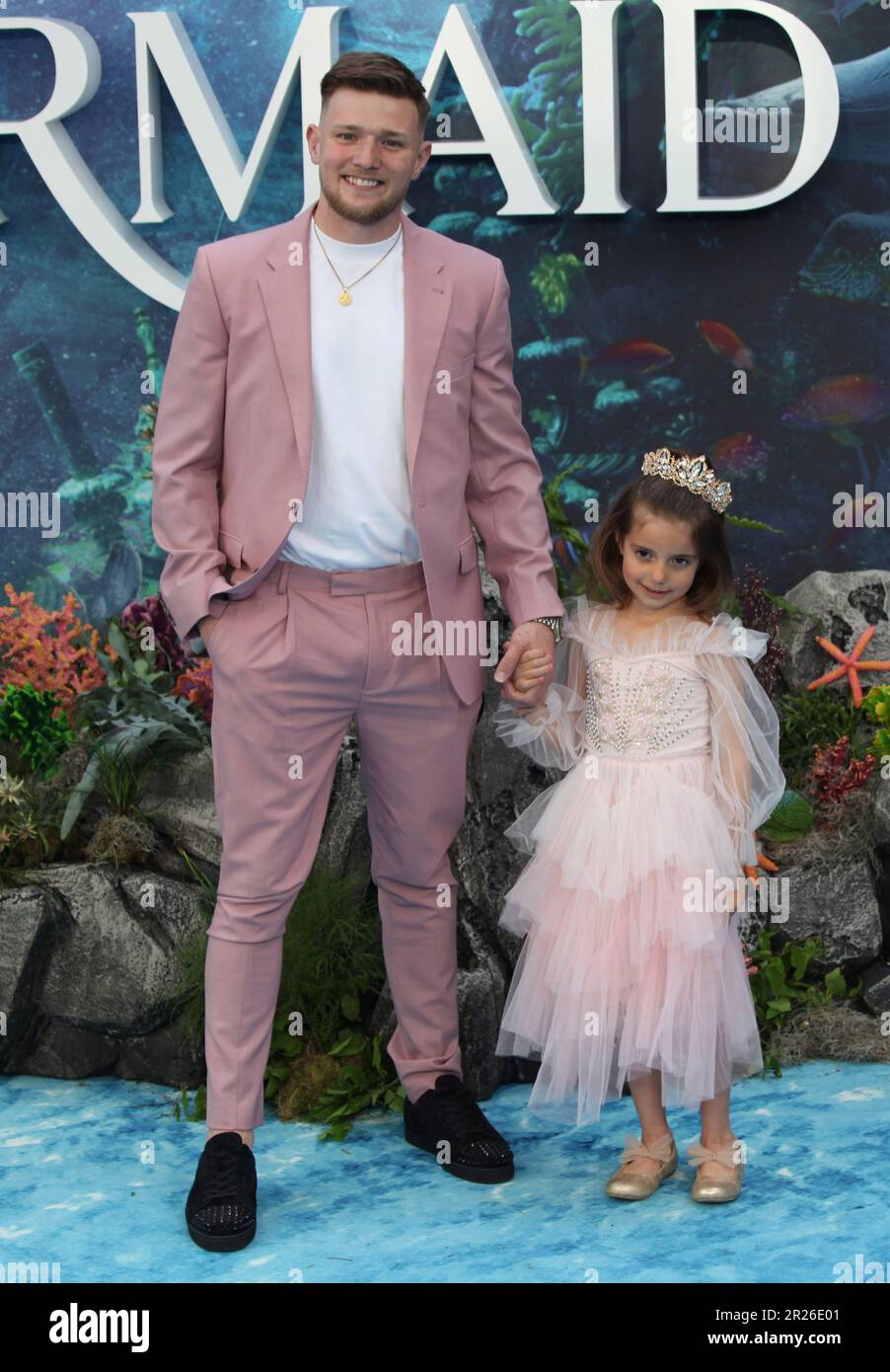 London, UK. Casey Barker at The Little Mermaid UK Premiere. Odeon Luxe ...