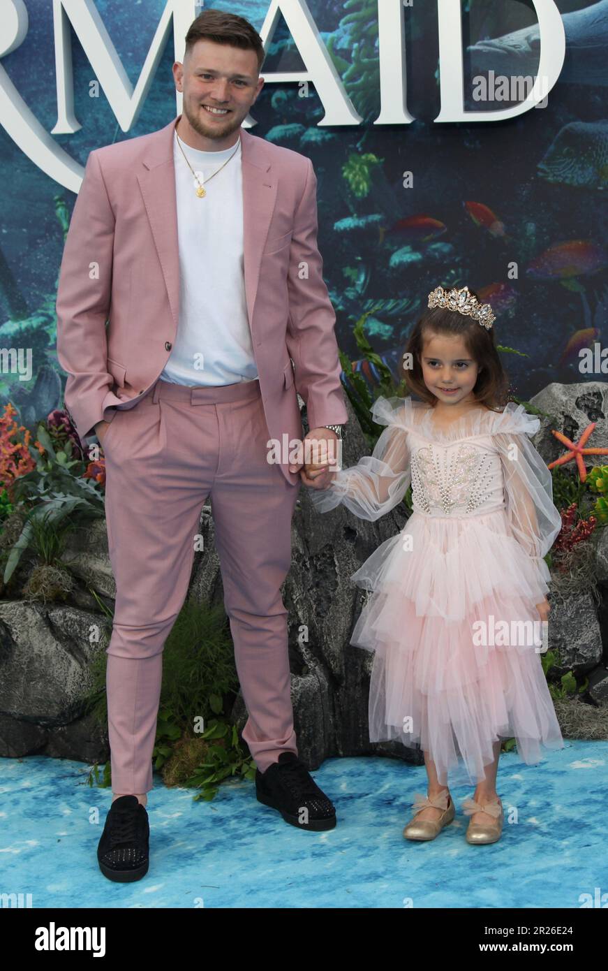 London, UK. Casey Barker at The Little Mermaid UK Premiere. Odeon Luxe ...