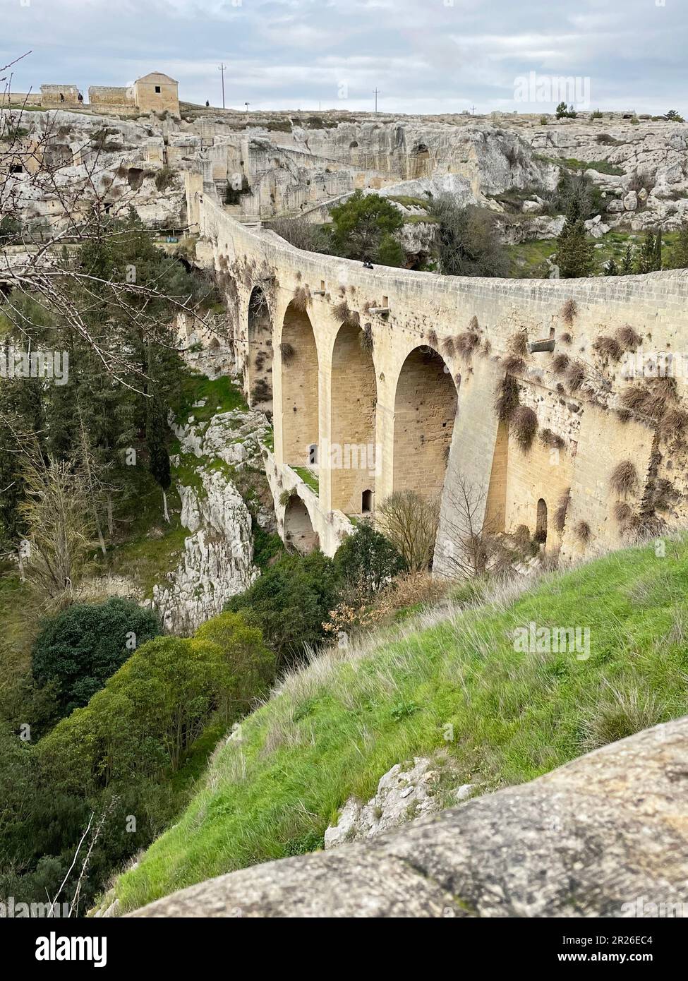 Gravina in Puglia, Italy. Ponte Acquedotto, a historical landmark from ...
