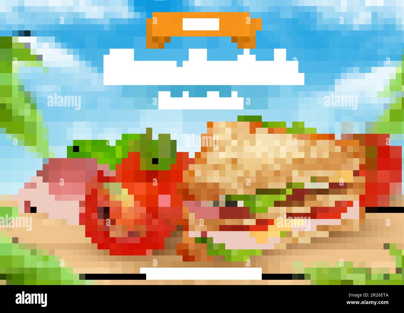 Sandwich poster. Pictures of burgers and sandwiches for restaurant menu ...