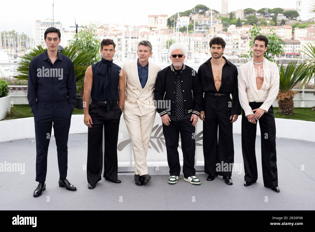 Cannes, France. 17th May, 2023. George Steane, Jason Fernandez, Ethan ...