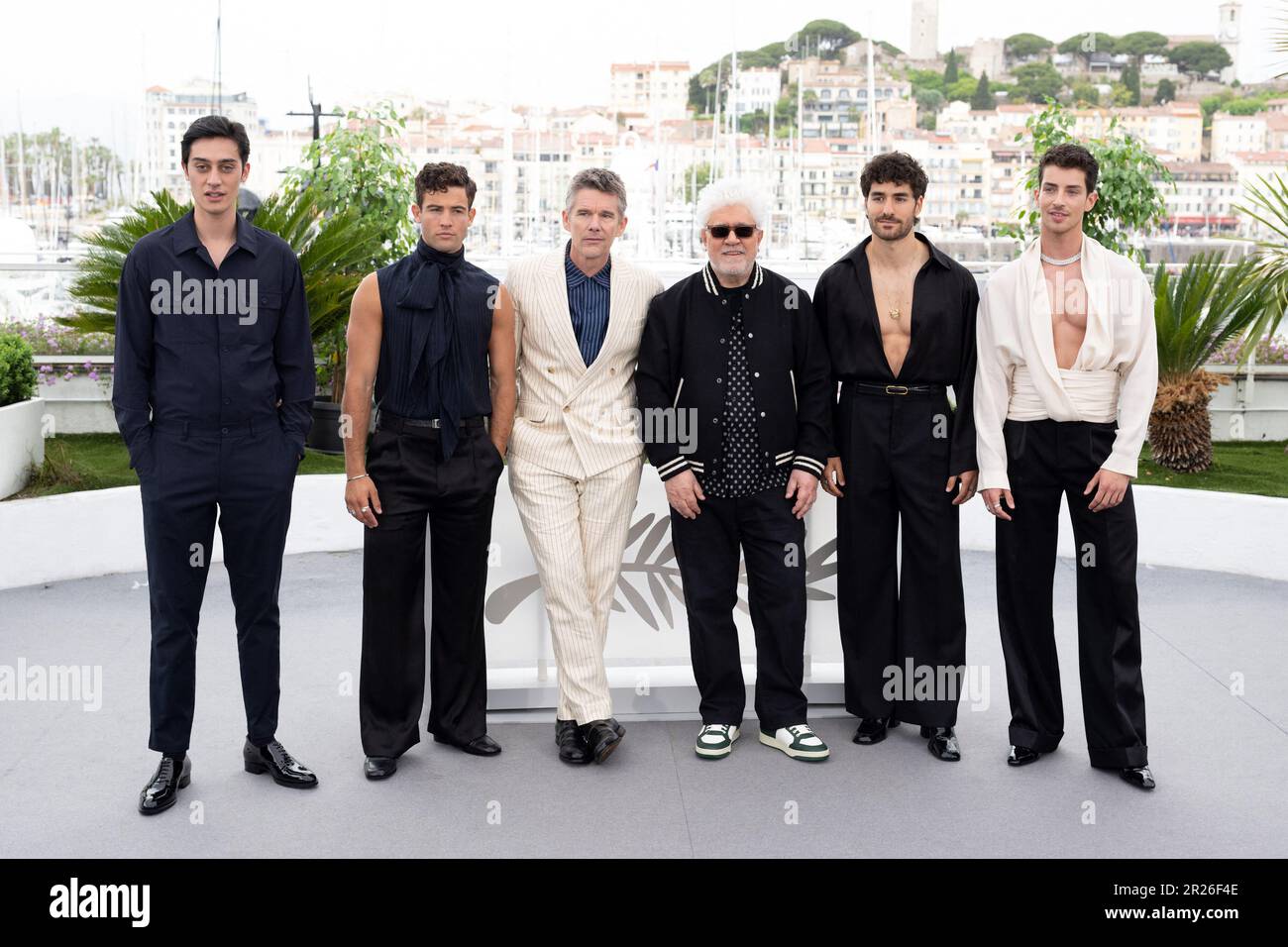Cannes, France. 17th May, 2023. George Steane, Jason Fernandez, Ethan ...