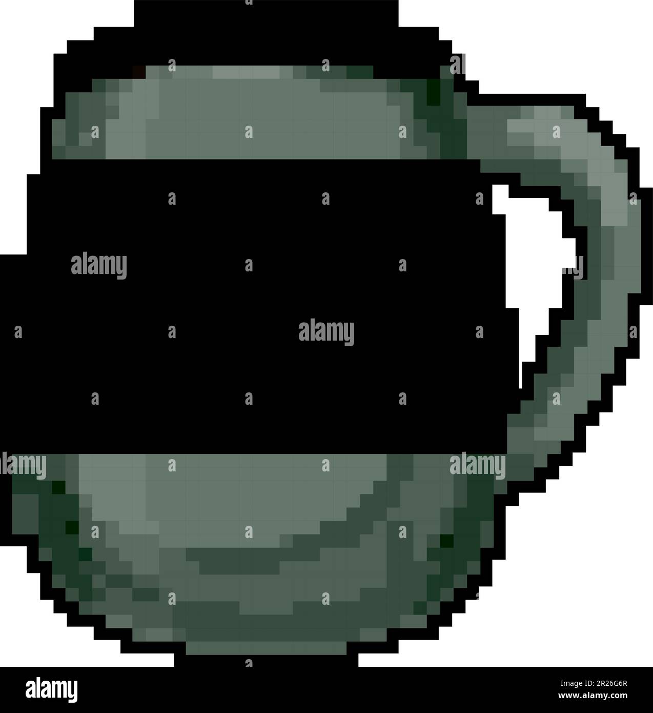 tin camp cup game pixel art vector illustration Stock Vector Image ...
