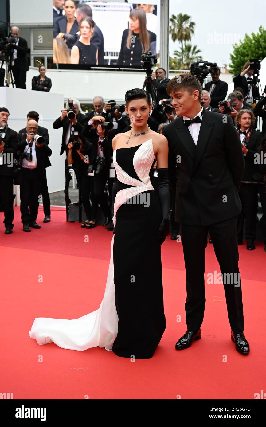 Cannes, France. 17th May, 2023. Grace Elizabeth and Nicolas Krause ...