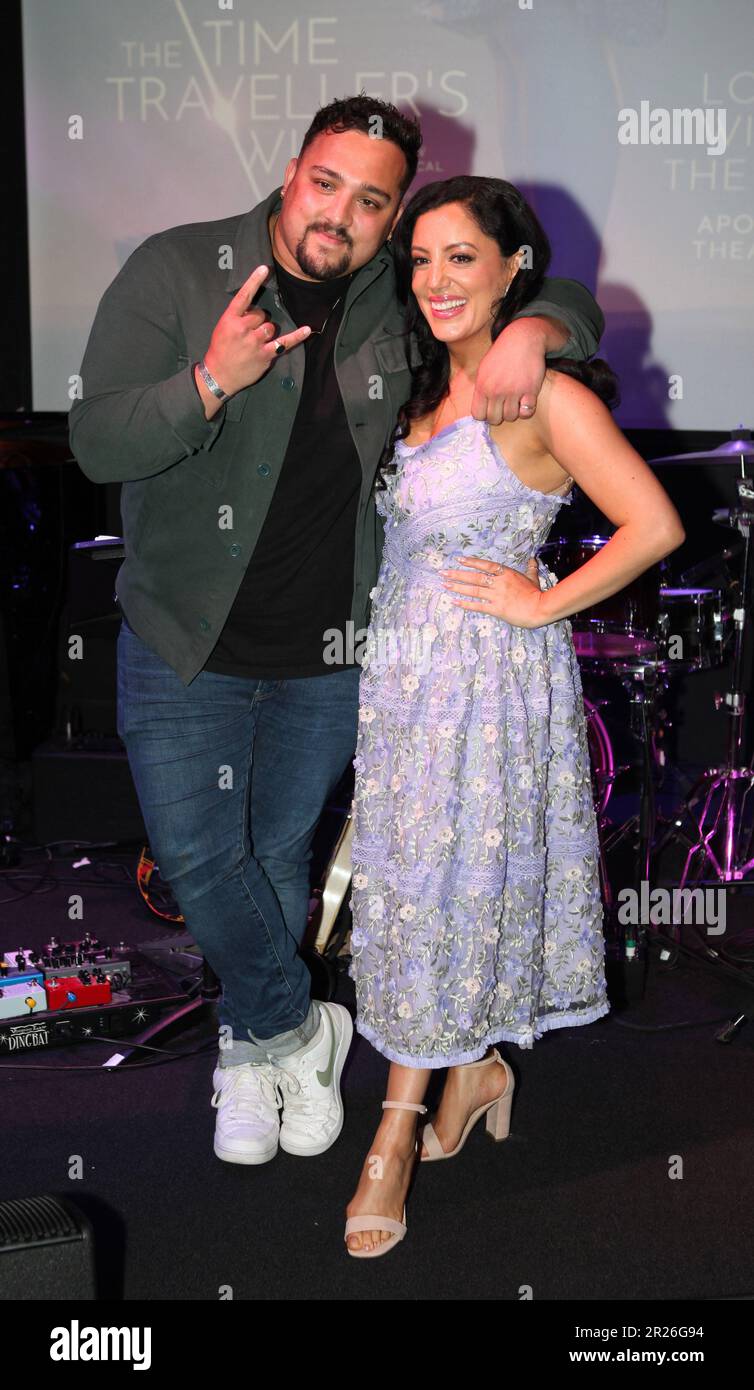 London, UK. Tim Mahendran and Hiba Elchikhe. Photocall for The Time ...