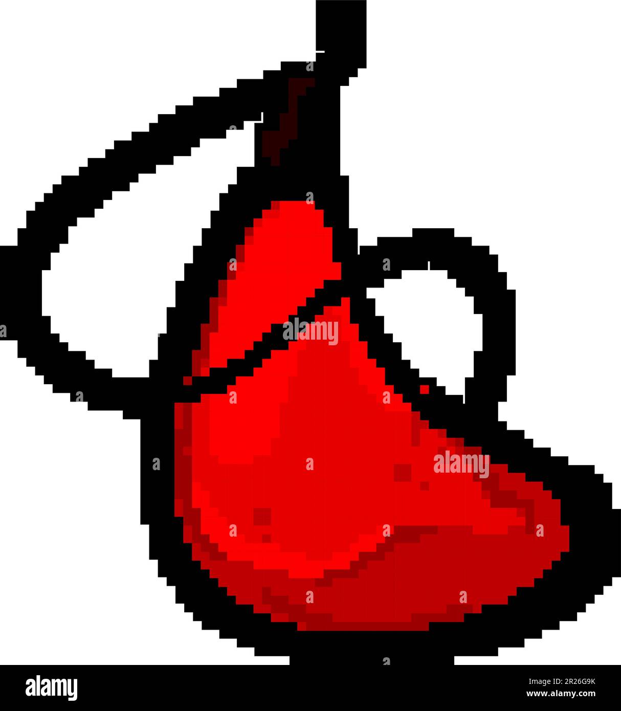 outdoor camp cup game pixel art vector illustration Stock Vector Image ...