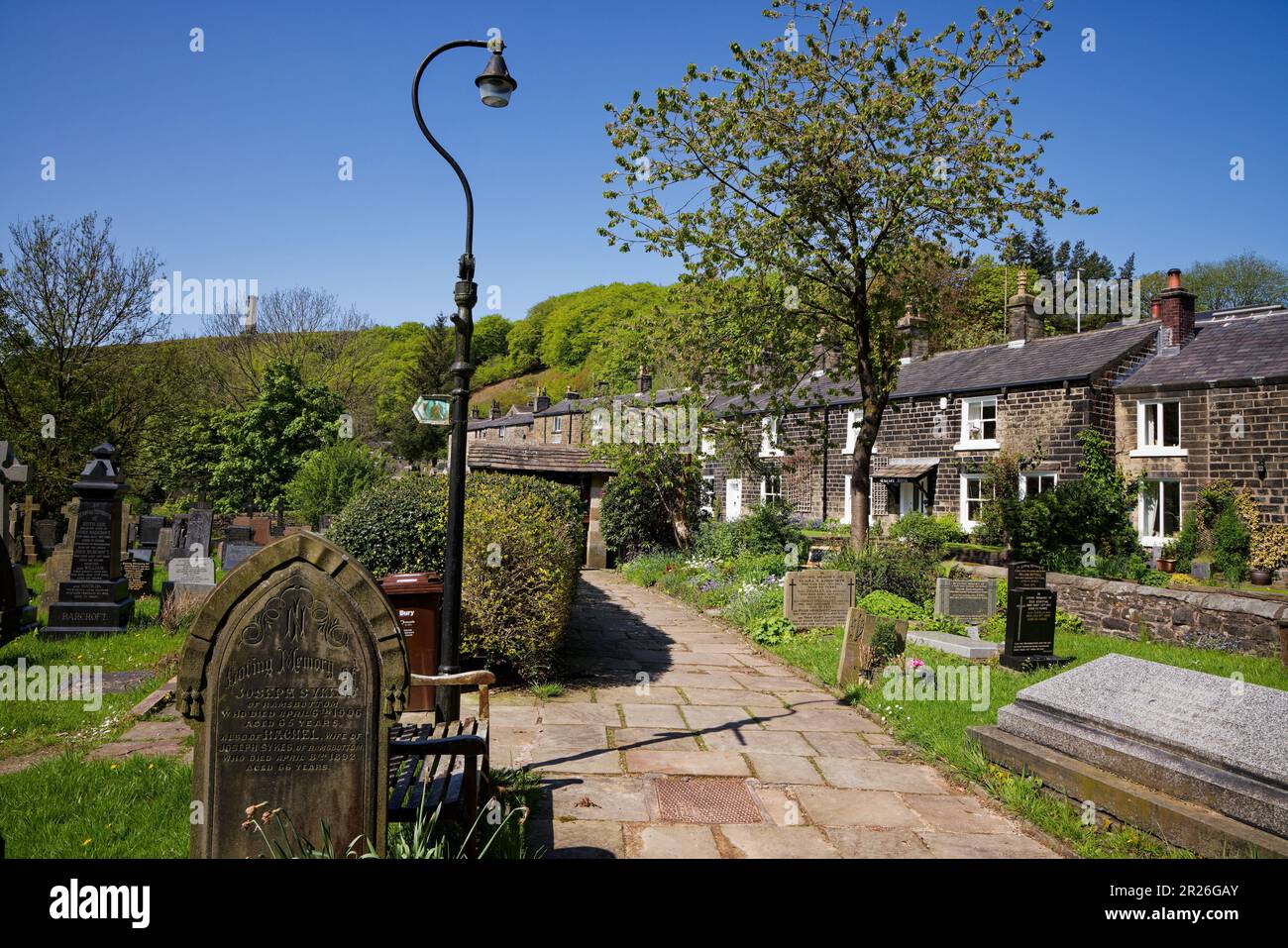 Holcombe Church yard, Bury Stock Photo - Alamy