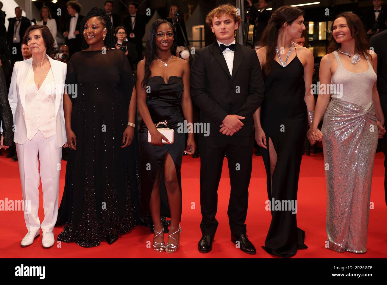 Director Catherine Corsini, from left, Aissatou Diallo Sagna, Esther ...