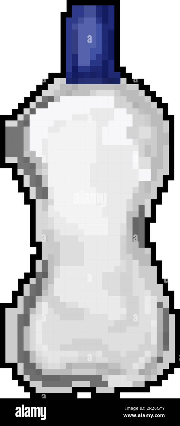 bottle water filter game pixel art vector illustration Stock Vector ...
