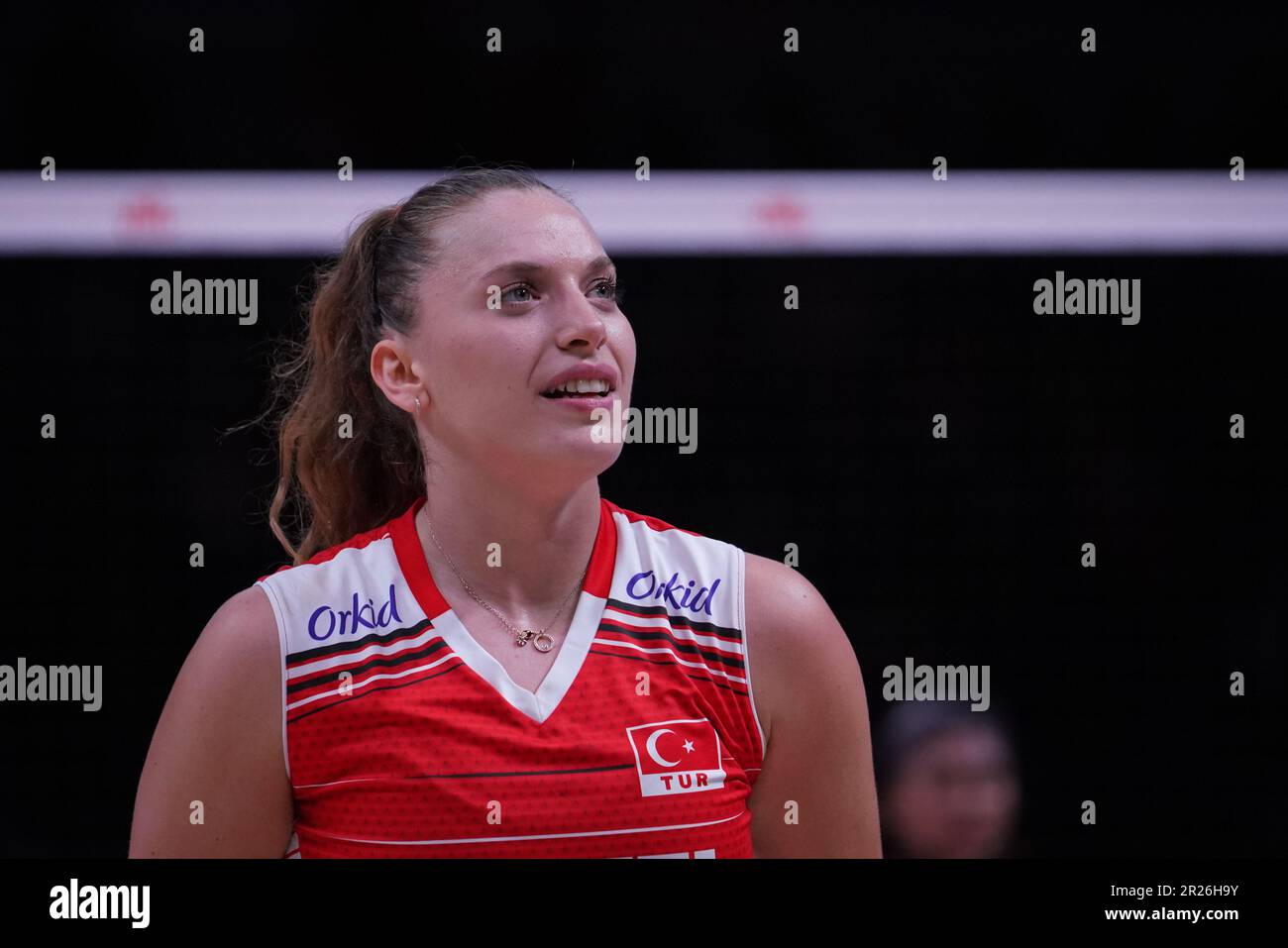 ANKARA, TURKIYE - JULY 14, 2022: Ozbay Cansu in Turkiye vs Thailand VNL ...
