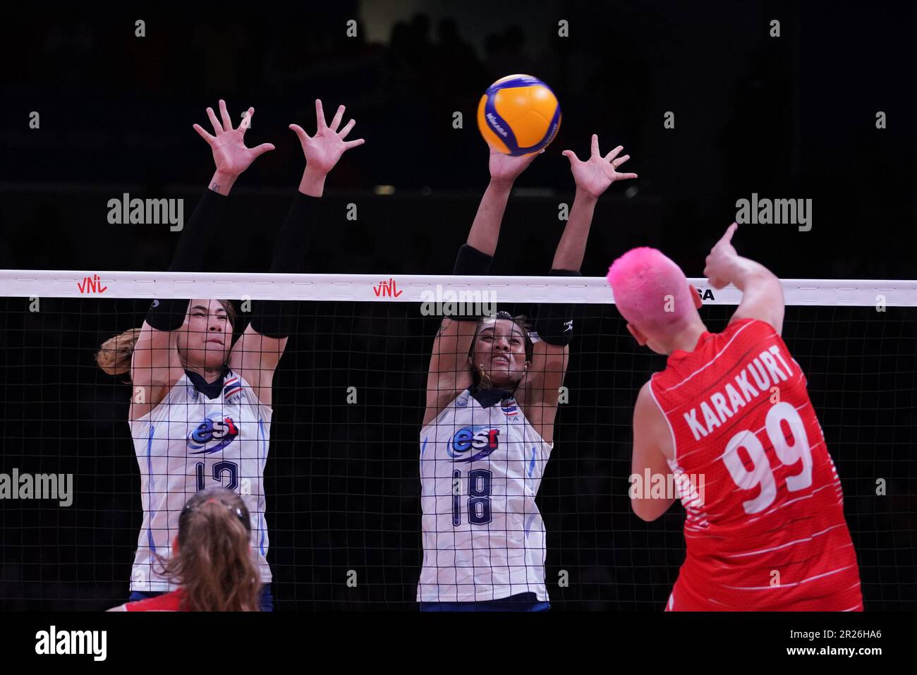ANKARA, TURKIYE - JULY 14, 2022: Bamrungsuk Hattaya and Kongyot ...