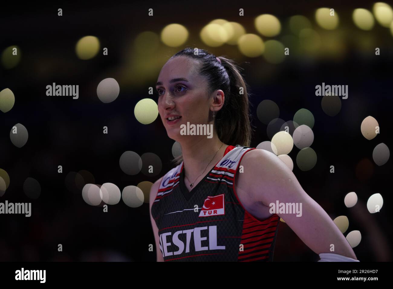 ANKARA, TURKIYE - JULY 14, 2022: Aykac Ayca warming up during Turkiye ...