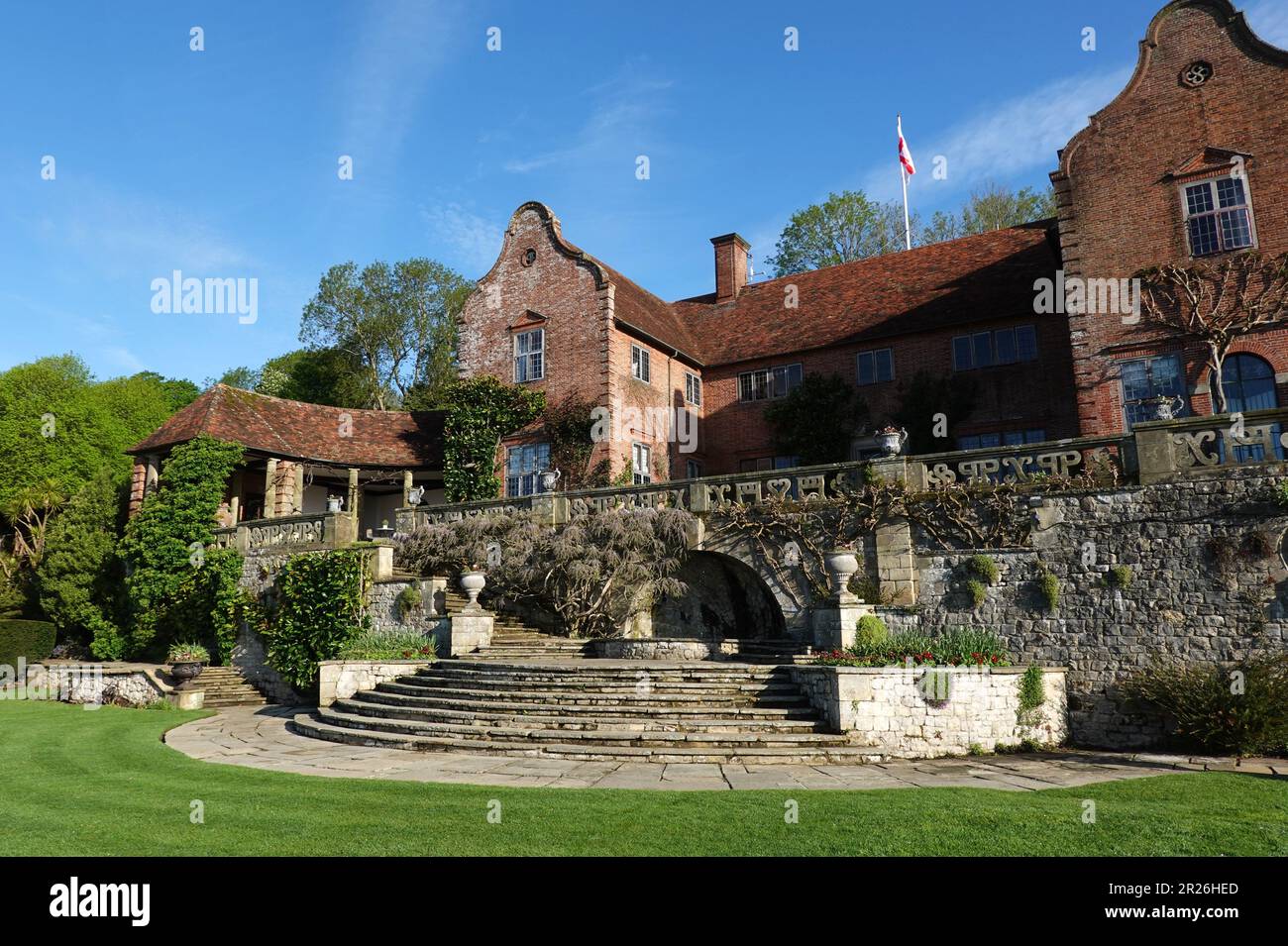Port Lympne, Mansion house, Kent, Gardens Stock Photo - Alamy
