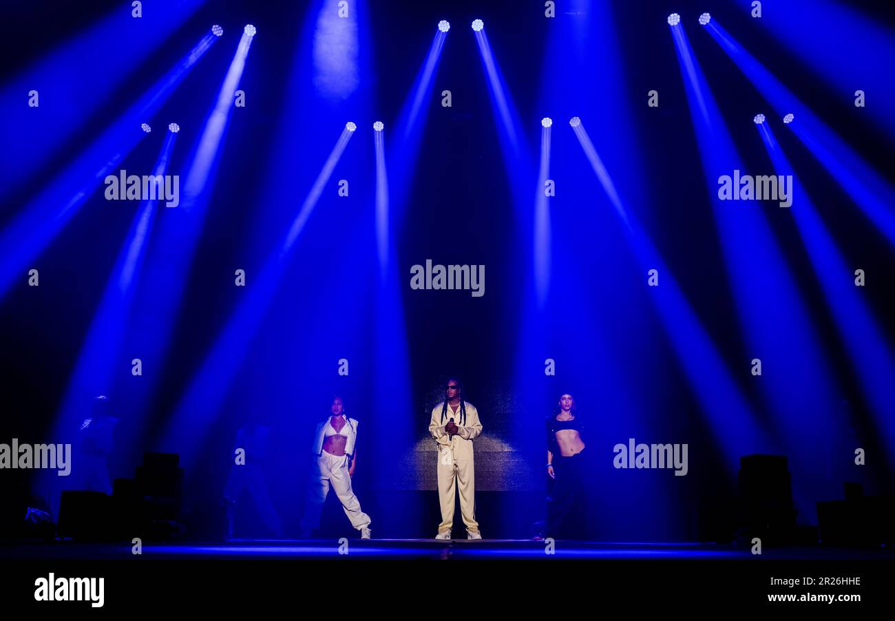 AMSTERDAM - 17/05/2023, Rapper Jonna Fraser during his Blessed For Life ...