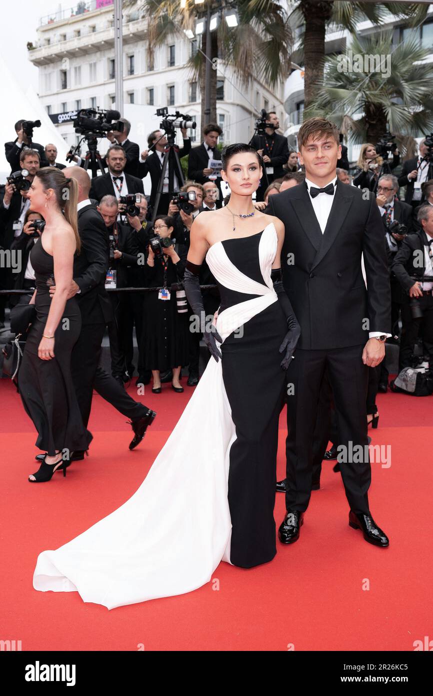 Cannes, France. 17th May, 2023. Grace Elizabeth and Nicolas Krause ...