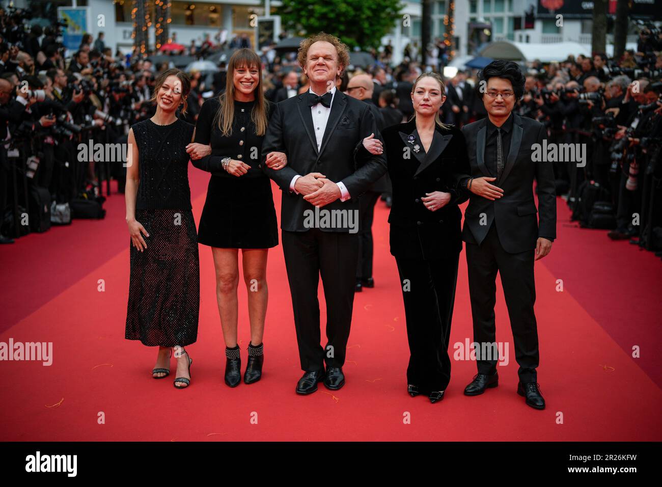 Paula Beer, from left, Alice Winocour, John C. Reilly, Emilie Dequenne ...
