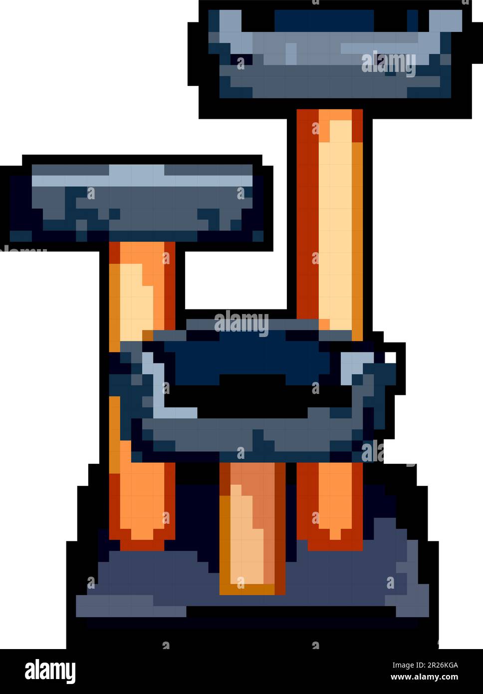 play cat tree game pixel art vector illustration Stock Vector Image ...