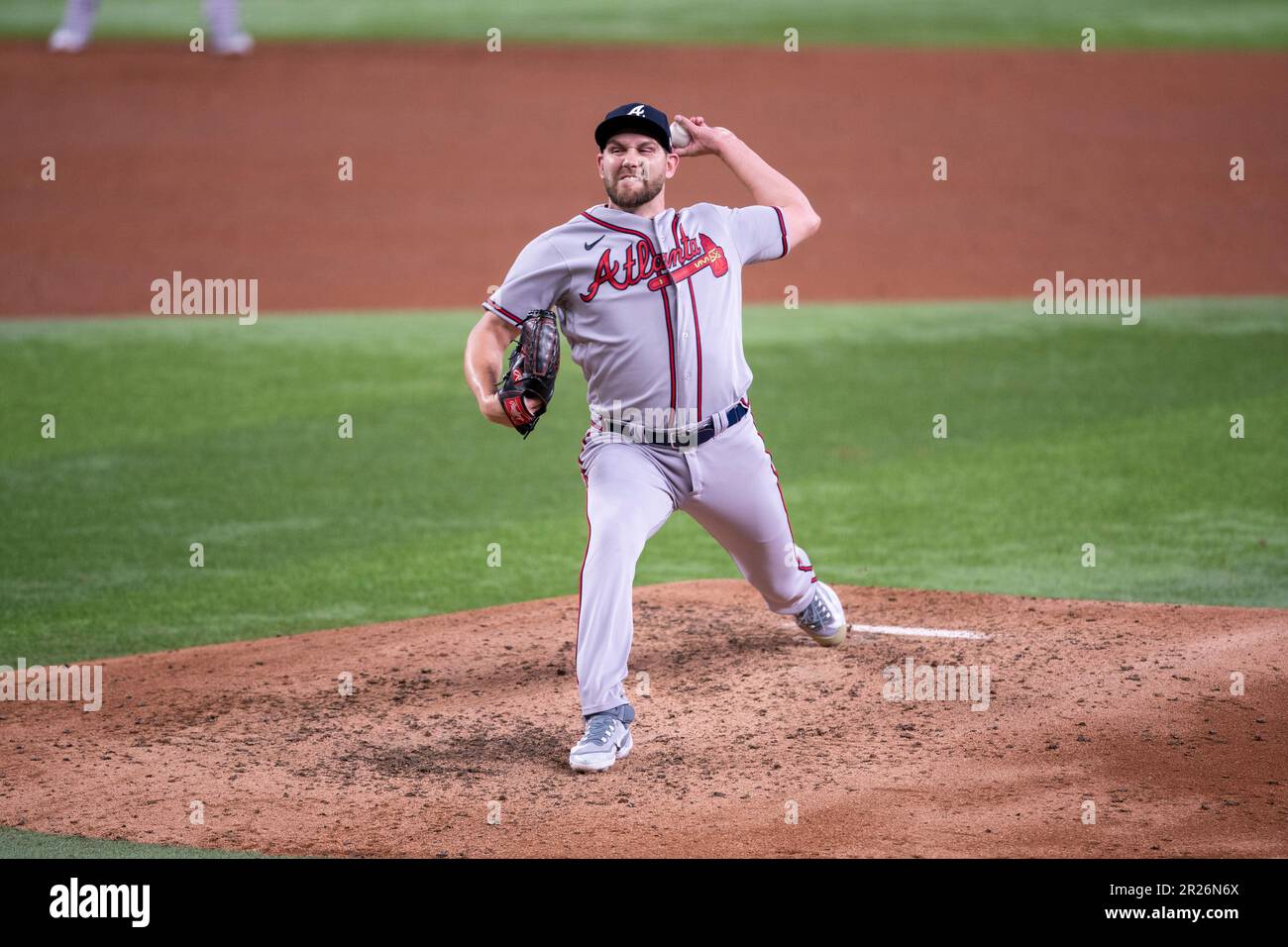 ARLINGTON, TX - MAY 16: Atlanta Braves relief pitcher Dylan Lee (52 ...