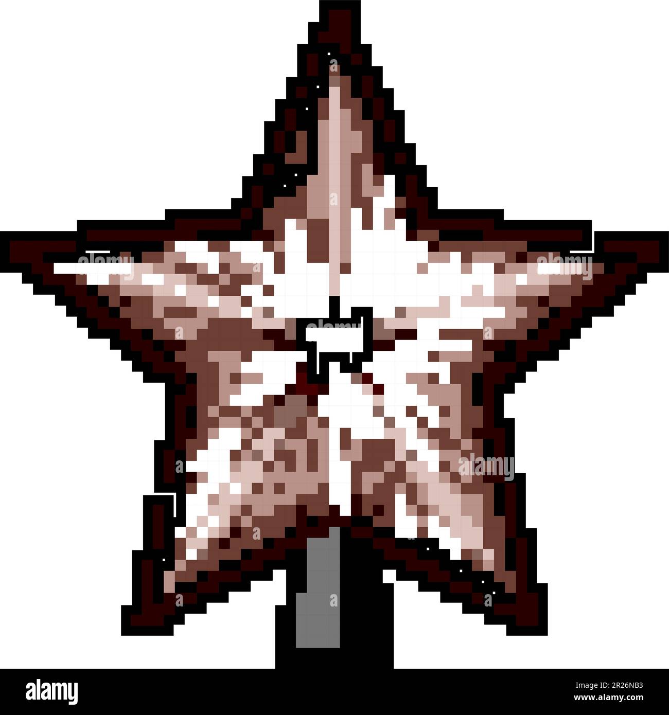 golden christmas star game pixel art vector illustration Stock Vector ...