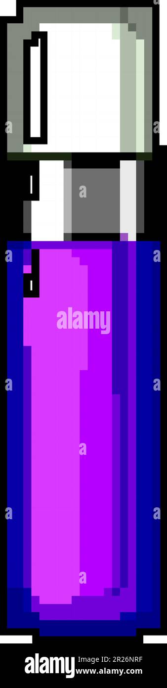 lotion cleansing cream game pixel art vector illustration Stock Vector ...