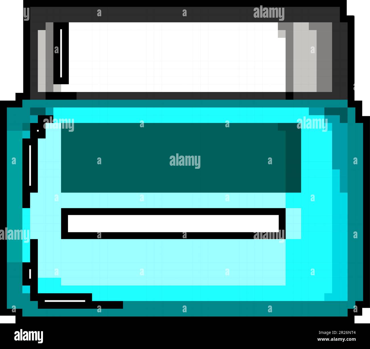 beauty cleansing cream game pixel art vector illustration Stock Vector ...