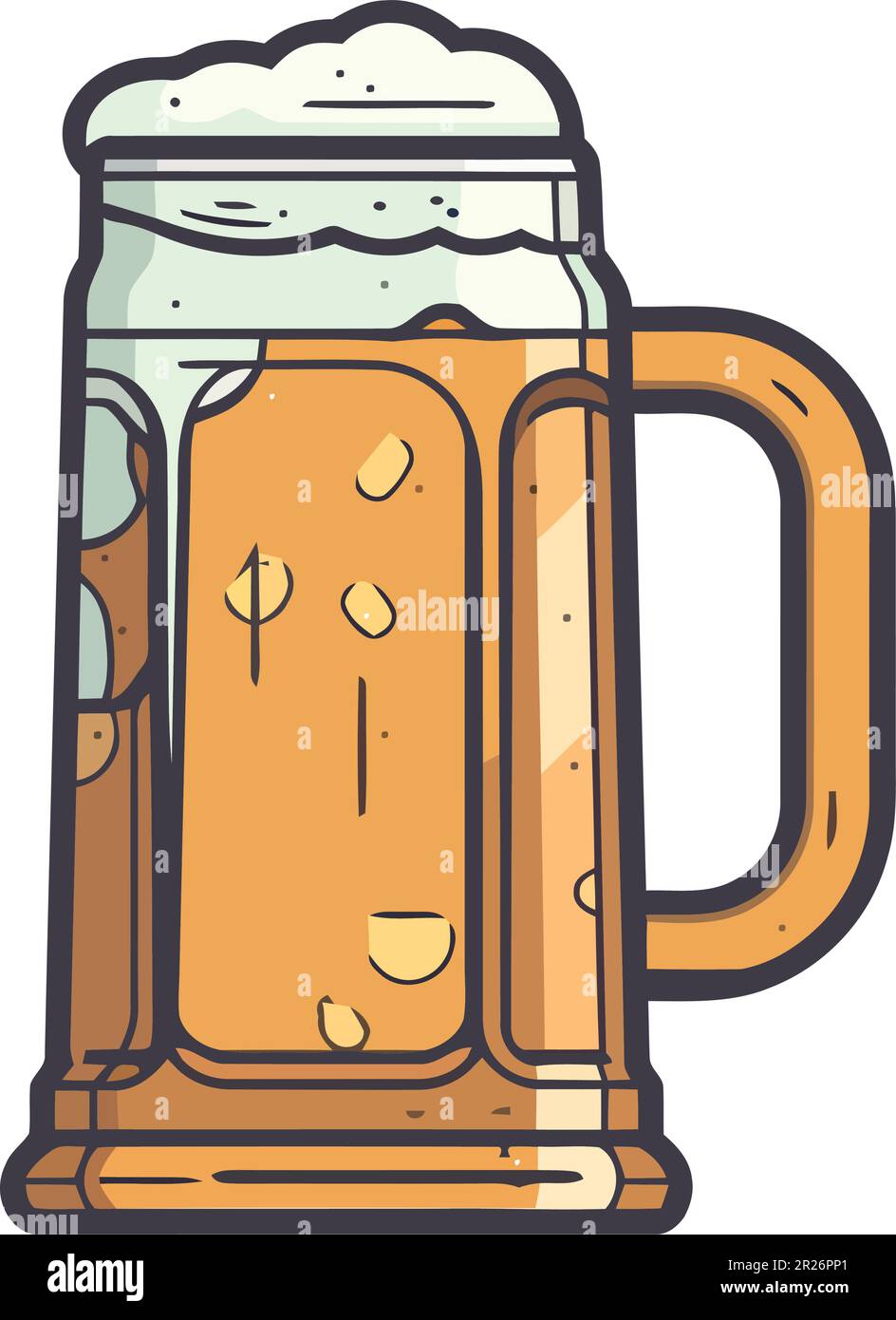 Frothy brew poured from hi-res stock photography and images - Alamy