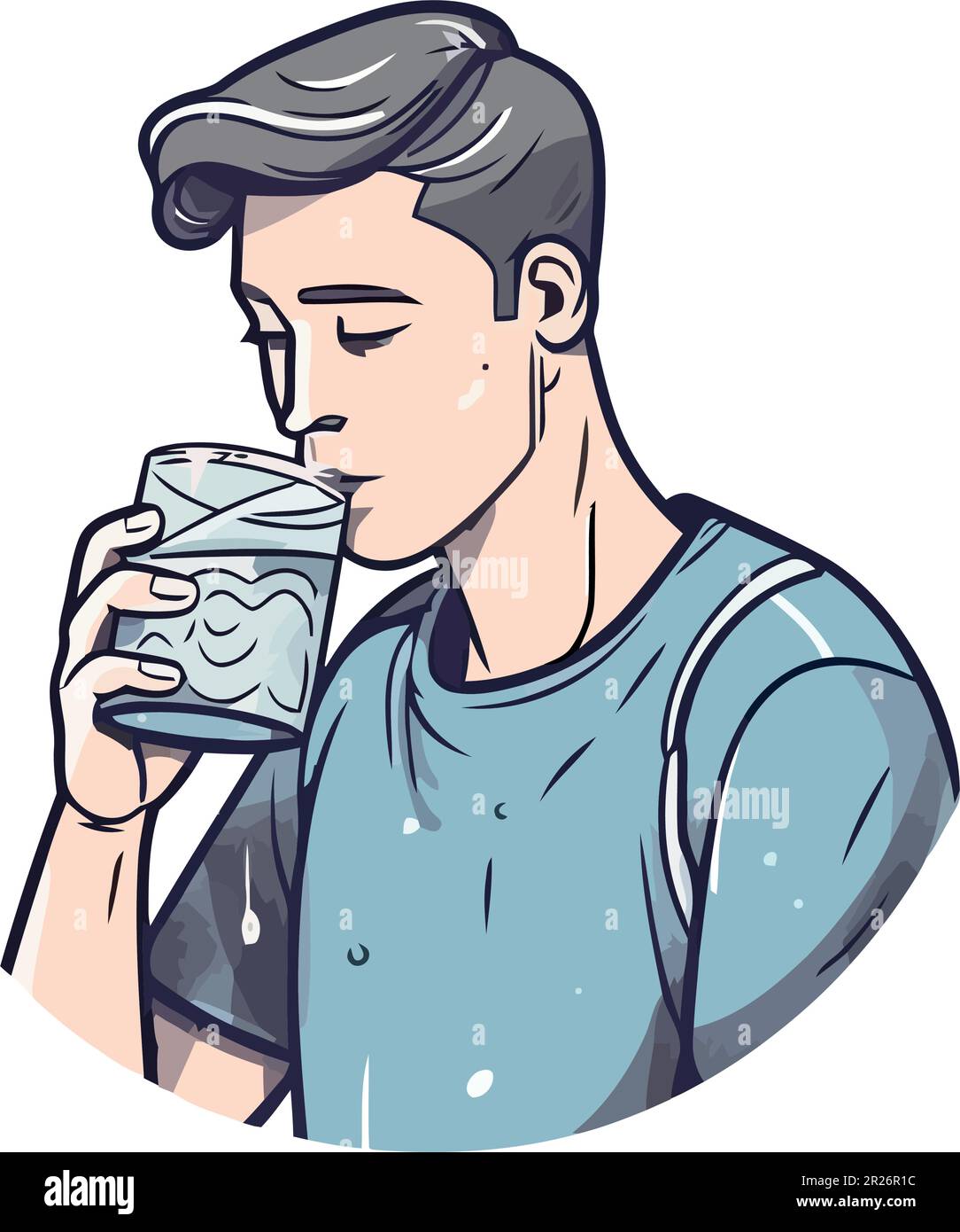 Refreshing adult Stock Vector Images - Alamy