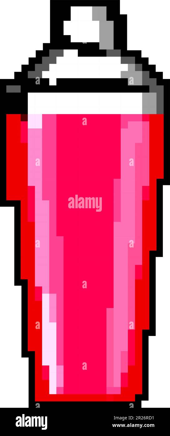 metal cocktail shaker game pixel art vector illustration Stock Vector ...