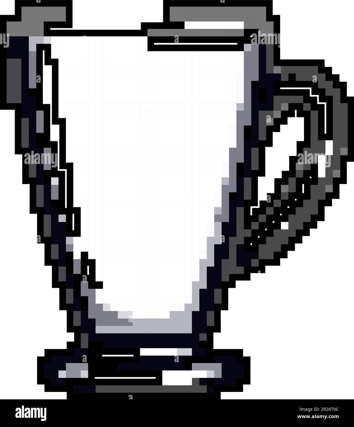 beverage coffee glass game pixel art vector illustration Stock Vector ...