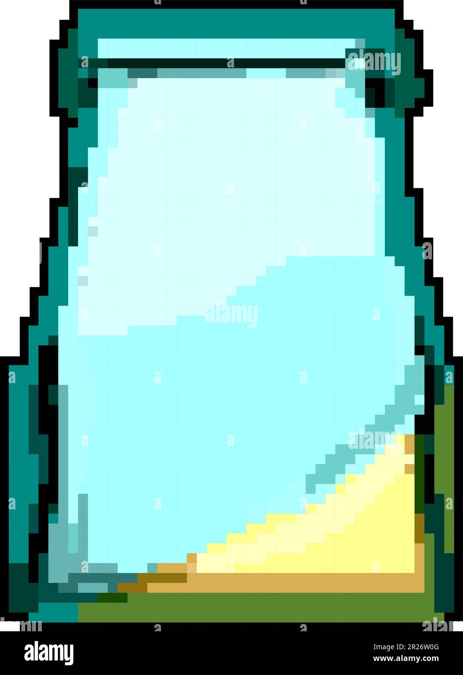 paper coffee packaging game pixel art vector illustration Stock Vector ...