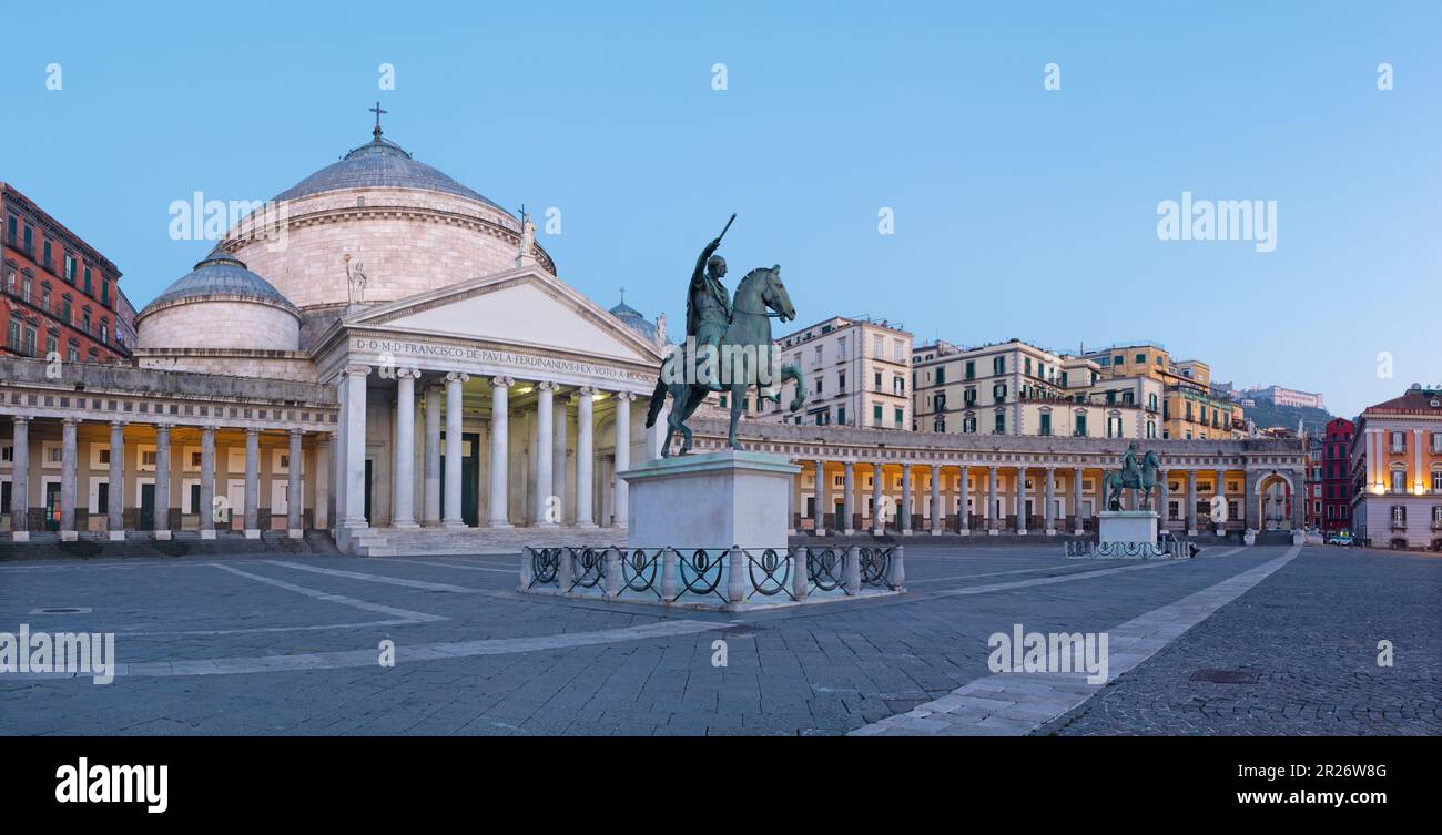 Neaples - The Basilica Reale Pontificia San Francesco da Paola and ...